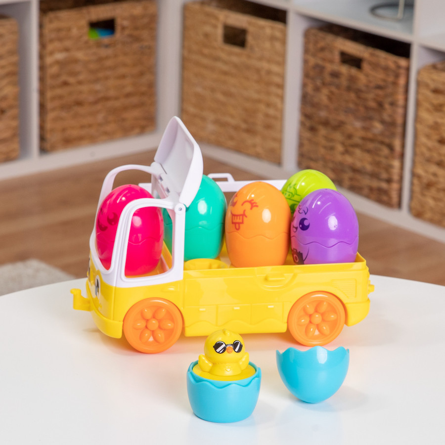 Fat Brain Toys Toomies Egg Bus - Eggventure Bus
