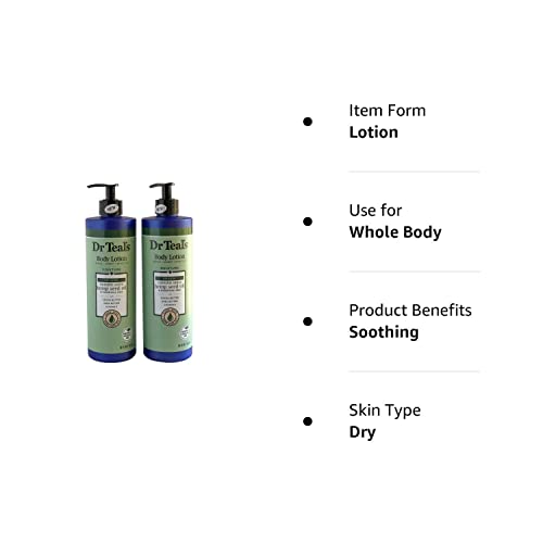 Dr Teal's Body Lotion Hemp Seed - Pack of 2