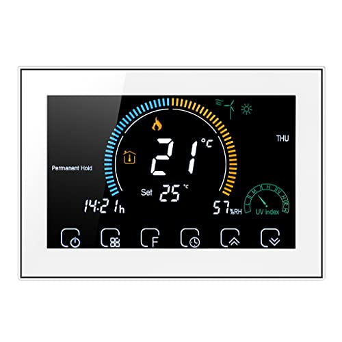 LNYHLXS Smart Home Thermostat Electric/Water Floor Heating Home Temperature Controller Work(GB)