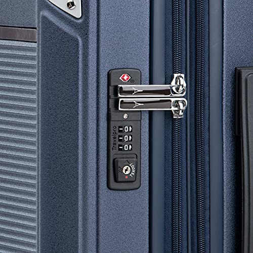 Travelpro Platinum Elite Hardside Expandable Spinner Wheel Luggage TSA Lock Hard Shell Polycarbonate Suitcase, True Navy Blue, Carry on 21-Inch