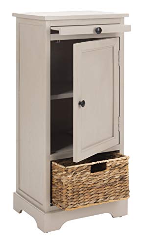 SAFAVIEH American Homes Collection Raven Vintage Grey Tall Storage Unit