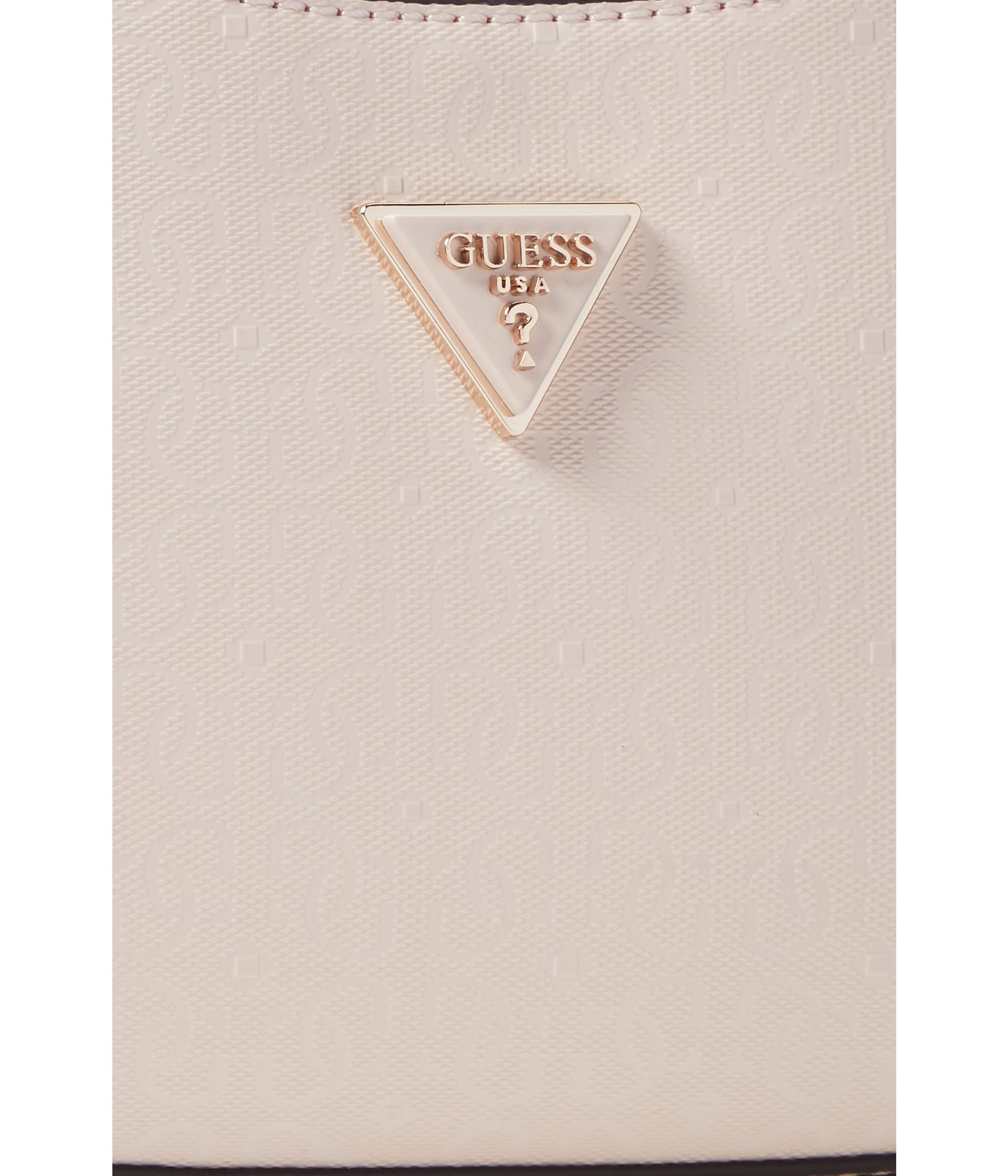 GUESS Alexie Top Zip Shoulder Bag Pale Rose PROCESSING PROCESSING