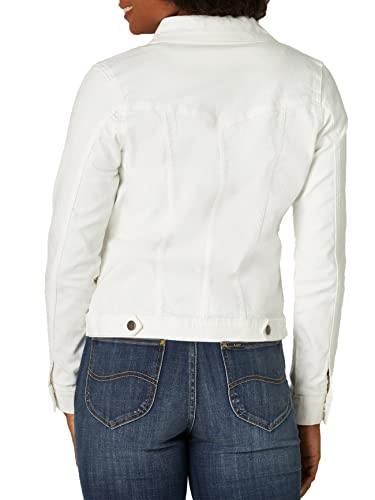 Riders by Lee Indigo Women's Iconic Denim Jacket, White, Large
