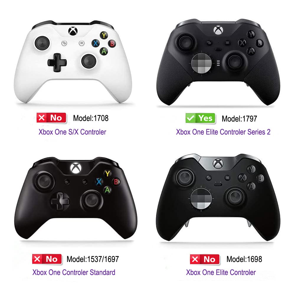 Elite Controller Replacement Thumbsticks,6 in 1 Swap Magnetic Joysticks for Xbox One Elite Controller Series 2 (Model 1797)