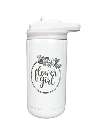 Legacy and Light Flower Girl 12 oz Water Bottle, Tumbler for Flower girl, Flower Girl Proposal, Will you be my Flower Girl, Flower Girl Cups, Thank You Wedding Day Favor, Little Girl gifts from Bride