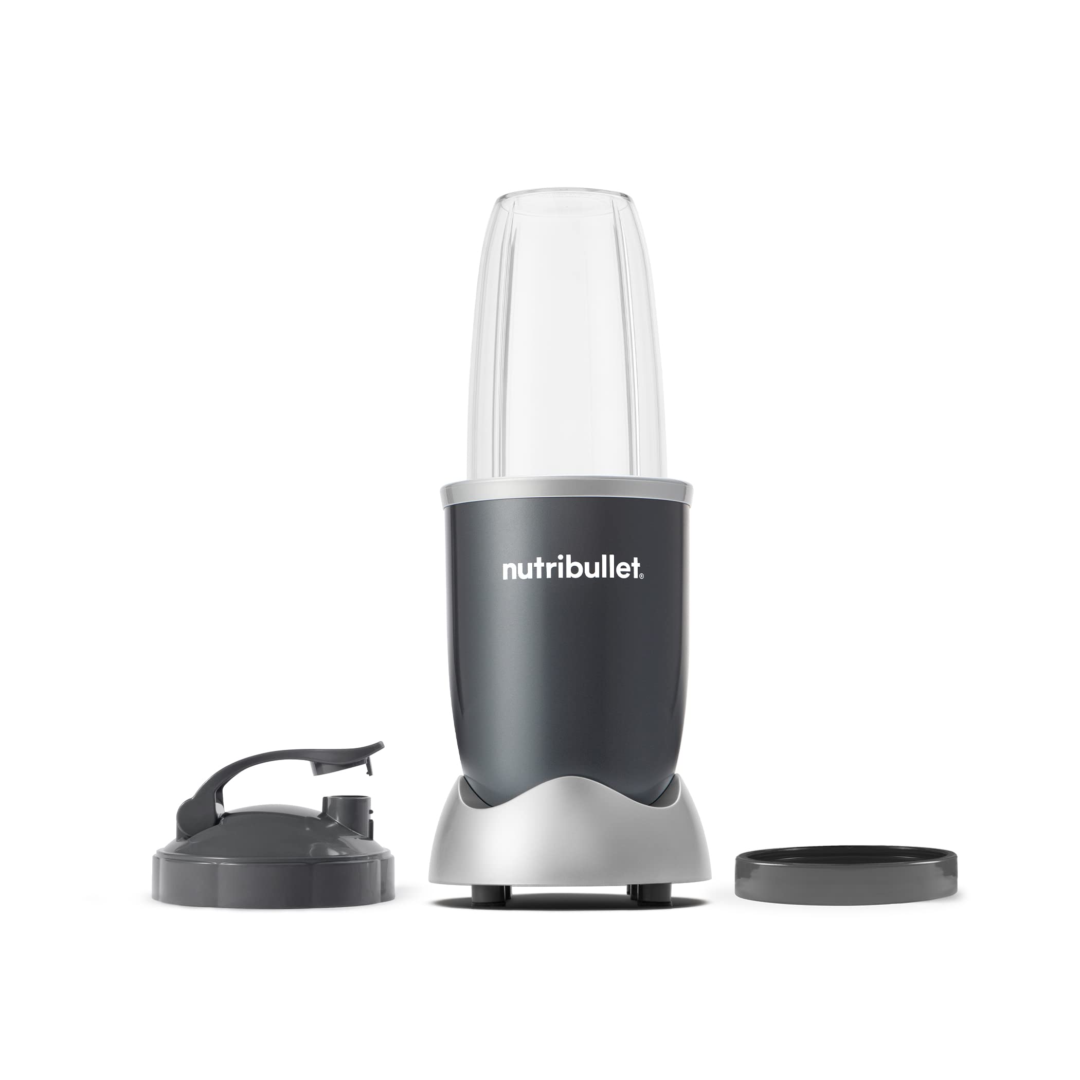 nutribullet EveryGrain Cooker & Personal Blender for Shakes, Smoothies, Food Prep, and Frozen Blending, 24 Ounces, 600 Watt, Gray, (NBR-0601)