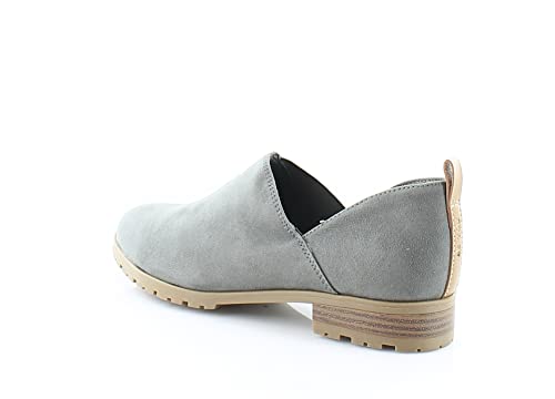Dr. Scholl's Shoes Women's Retrograde Loafer, Steel Grey Microfiber, 9 US