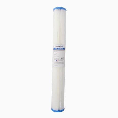 Hydronix SPC-25-2020 Polyester Pleated Filter 2.5" OD X 20" Length, 20 Micron