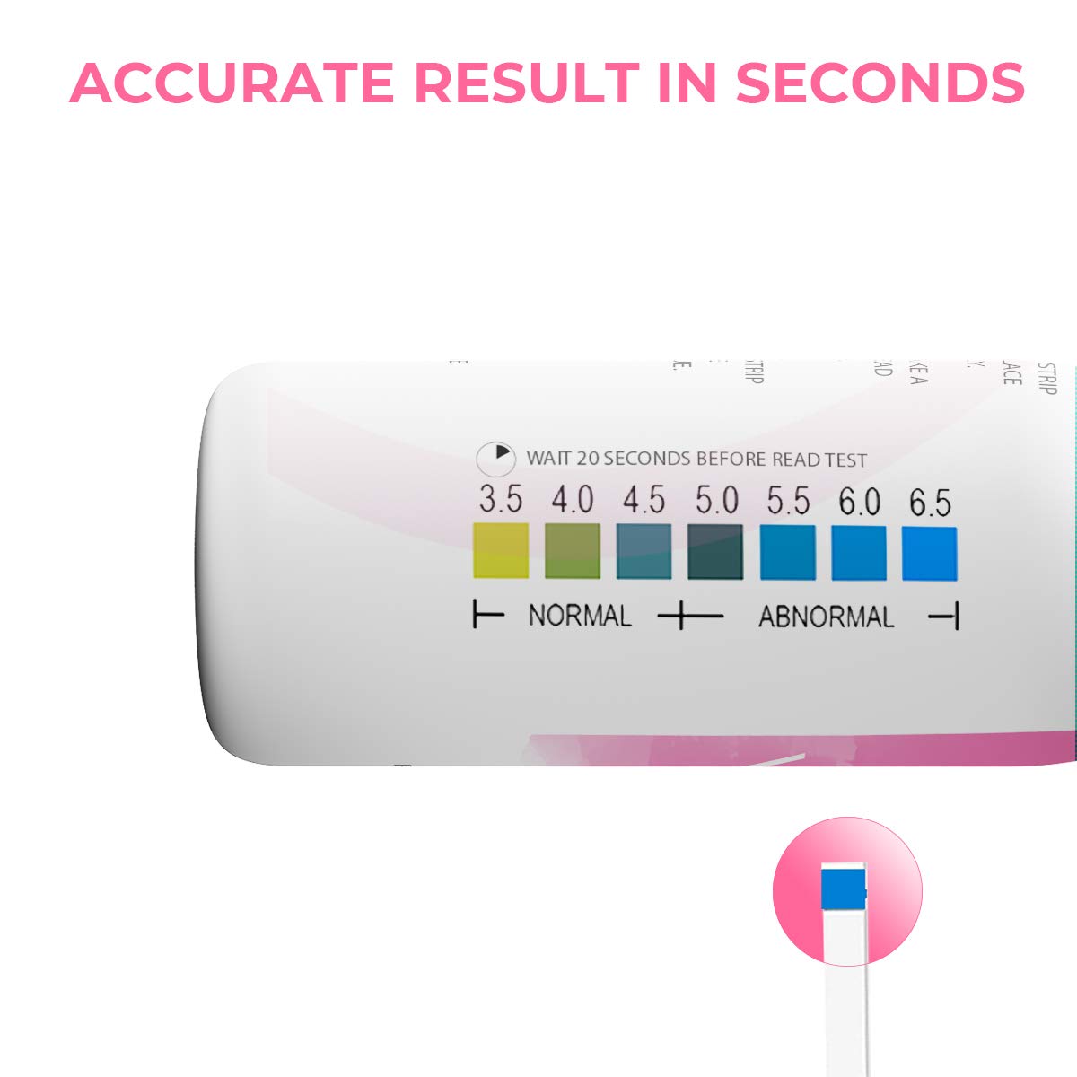Natureland Vaginal Health pH Test Strips, Feminine pH Test, Value Pack | Monitor Vaginal Intimate Health & Prevent Infection | Accurate Acidity & Alkalinity Balance (10 Strips)