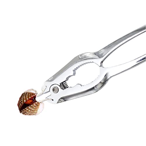 Tqswdmb Clam Opener, Nut Cracker, Walnut Cracker, Crab Cracker, Lobster Cracker, Zinc Alloy Clam Opener, Seafood Seafood Cracker for Hard Shell Nuts Kitchen Cooking Tool Accessories