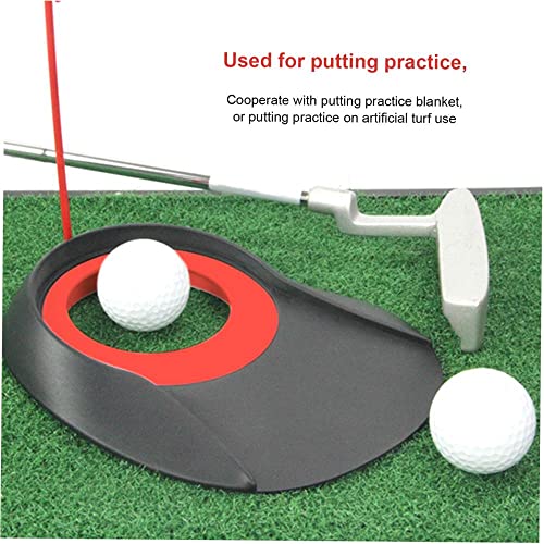 Golf Practice Putting Cup Training Aids Indoor Putter Regulation Cup with Hole and Flag