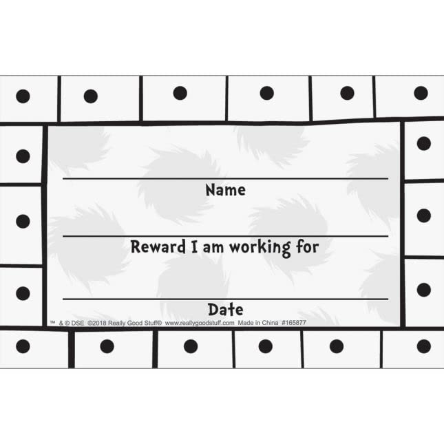 Dr. Seuss™ Reward Punch Cards - 36 Cards