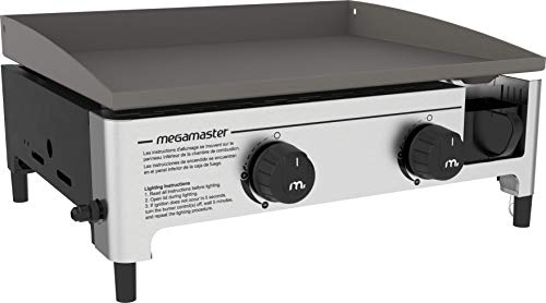 Megamaster 820-0054F Propane Gas Grill, Silver and Black