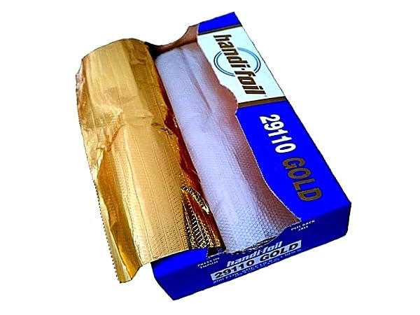 Handi-Foil 9" x 10.75" Gold Interfolded Aluminum Foil Pop-Up Sheets 200/PK (Pack of 200)