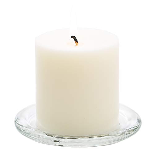 Richland 3" X 3" Hand Poured Pillar Candle Light Ivory Set of 12