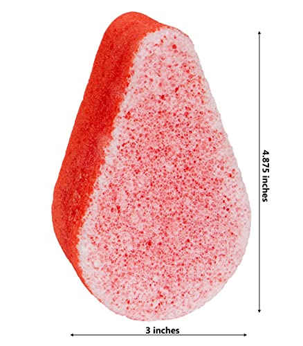 Spongeables Anti-Cellulite Sponge, 20+ Washes, Hibiscus Scent, Youthful Skin