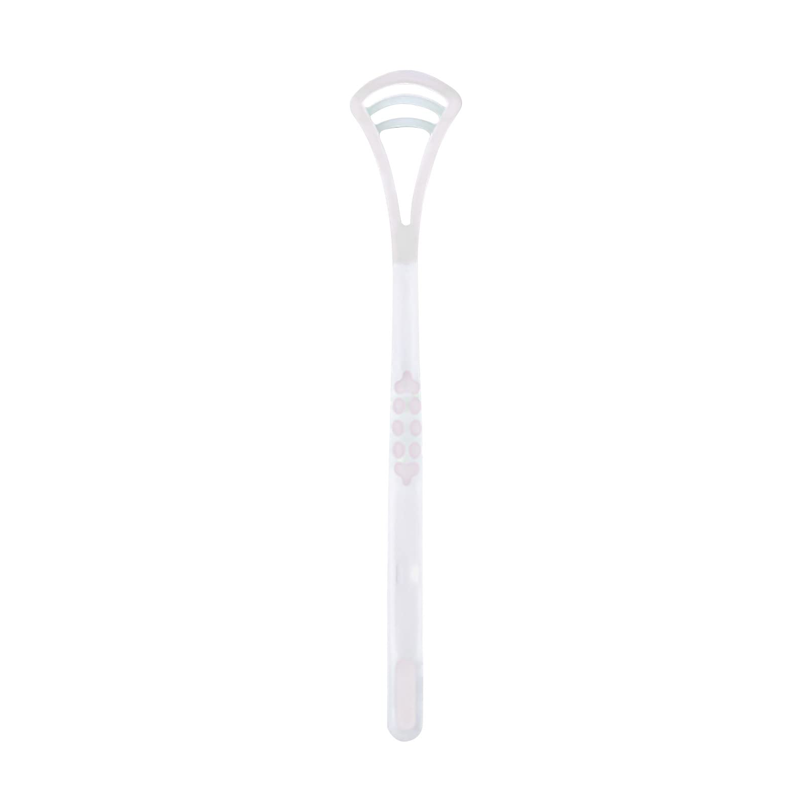 Tongue Cleaner Stainless Steel Set Tongue Scraper Tongue Brush Adult Bad Breath Removal Tongue Scraper Oral Care Tool,1Pcs (M)