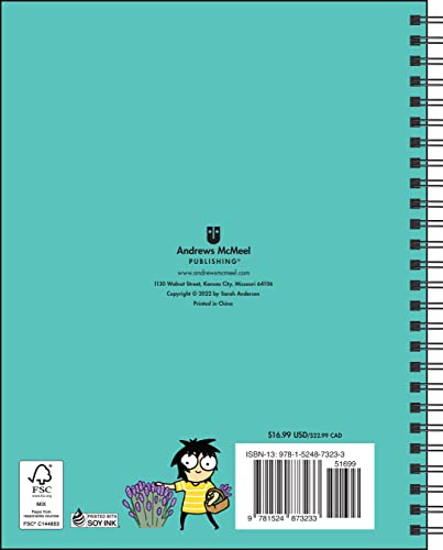 Sarah's Scribbles 16-Month 2022-2023 Weekly/Monthly Planner Calendar: Get It Together!