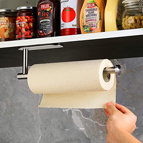 Kitchen Paper Roll Holder Paper Towel Rack Dining Table Kitchen Paper Roll Holder Vertical Paper Towel Storage Rack