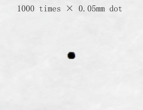 High Precision 1 Micron SEC Size Estimation Chart Transparency Defect Diameter Area Measure 1/5/10 Pieces Pack (1, 3)