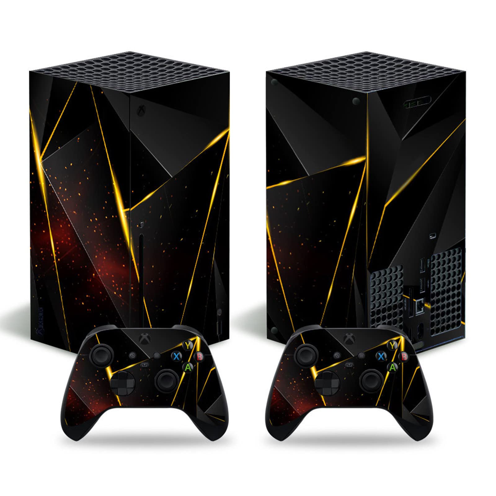 Guugoon Creative Pattern Skins Compatible with Xbox Series X Console Controller, Vinyl Decal Stickers for Xbox Series X,4