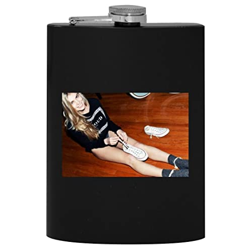 FC Carino B35Y22D63W0485407M07T32C02S27-8oz Black Hip Alcohol Drinking Flask PDI #PIDP485407