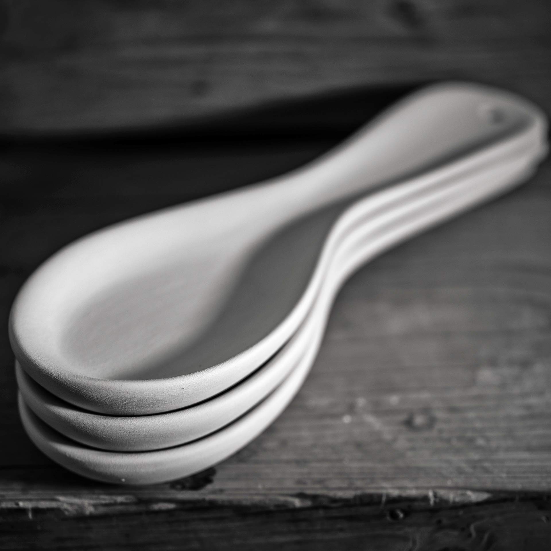 Handmade Light Sky Blue and White Polka Dot Ceramic Kitchen Cooking Spoon Rest | Pottery Utensil Holder | Housewarming Gift by City to CottageĀ®
