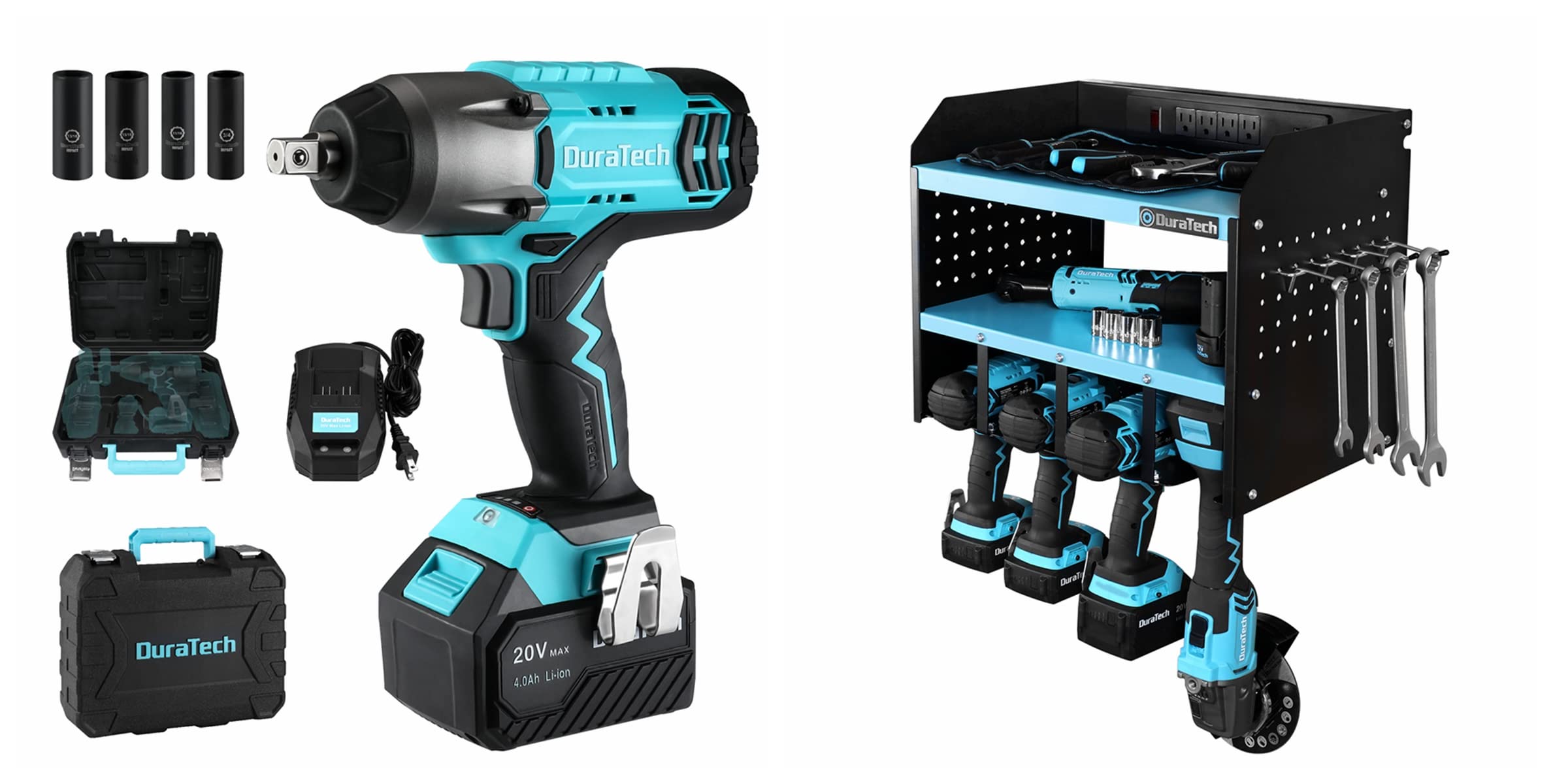DURATECH Cordless Impact Wrench Power Tool Organizer