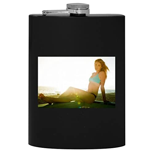 FC Carino B35Y22D63W0734624M07T32C02S27-8oz Black Hip Alcohol Drinking Flask PDI #PIDP734624