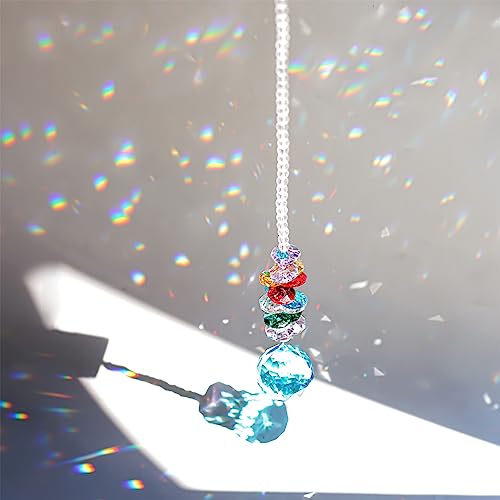 H&D 30mm Crystal Ball Prism Rainbow Collection Hanging Suncatcher for Chandelier Parts Wedding Favors