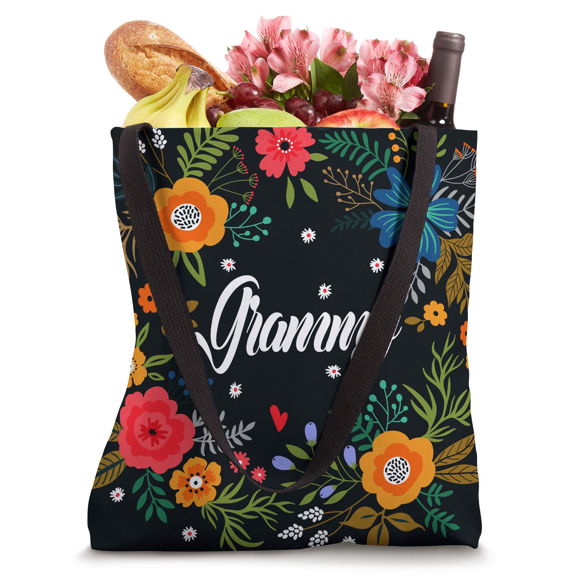 Cute Grammy Tote Bag Floral Tote Bag Best Gift For Grammy Tote Bag