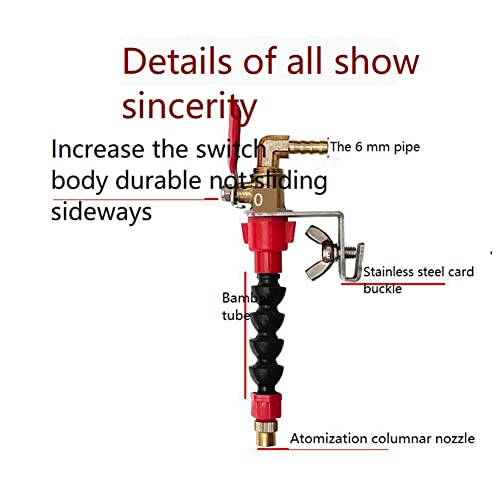 Dust Remover Water Sprayer System Nozzle Coolant Misting Dust-Proof for Brick Tile Cutting Machine Grinder