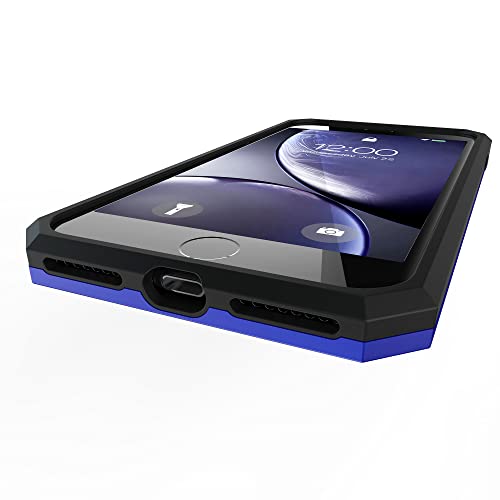 Kitoo Made in USA Defender Designed for iPhone 6 Plus/iPhone 6S Plus Eco-Friendly Case with Kickstand, Military Grade Shockproof 12ft. Drop Tested - Blue