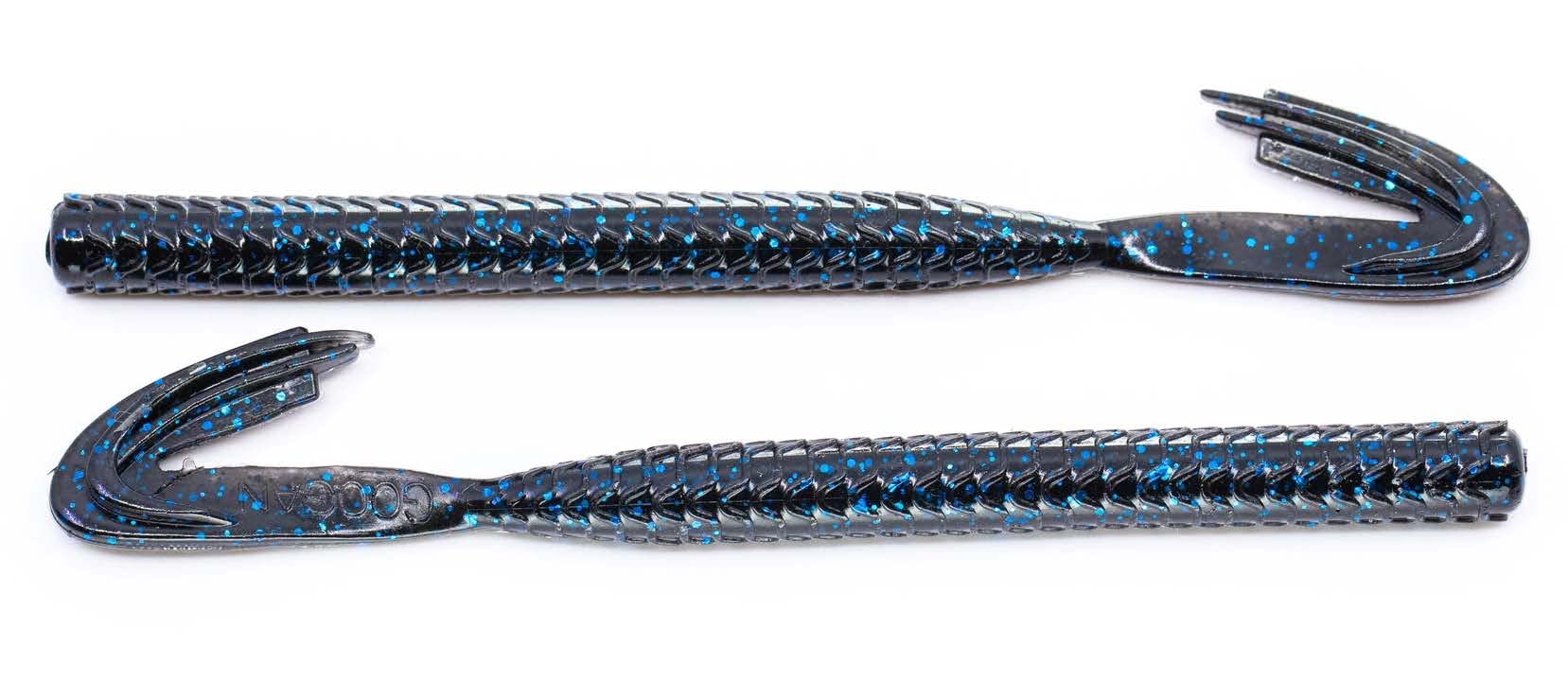 Googan Squad Blazin Worm, 6in, Black Baby, GBW-BLB