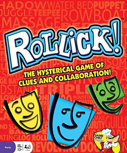 Rollick! Team CHARADES Party Game - Hysterical Game Night for Friends and Family - Fun Group Game - Easy to Play Party Game - Fun for All Ages