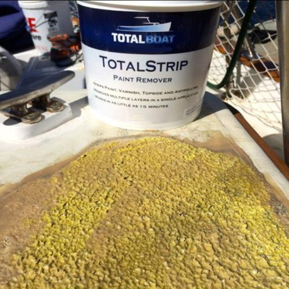 TotalBoat TotalStrip Fast-Acting Heavy Duty Gel Paint and Varnish Remover | No Methylene Chloride or NMP (1 Gallon)