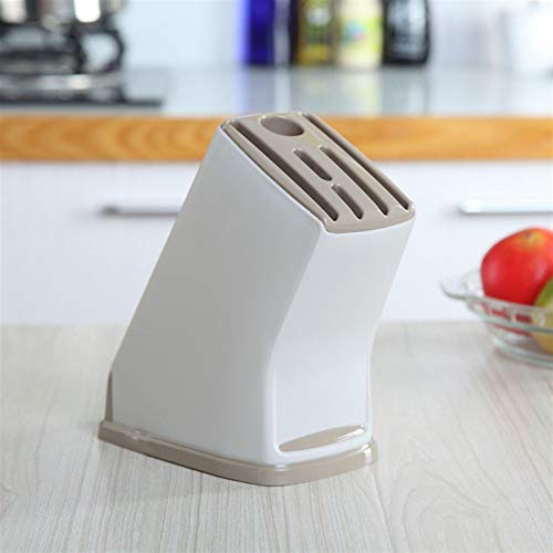 JHHDP Tool Holder Tool Storage Rack Plastic Knife Holder Multi-Purpose Kitchen Knife Holder Kitchen Supplies (Color : Black)
