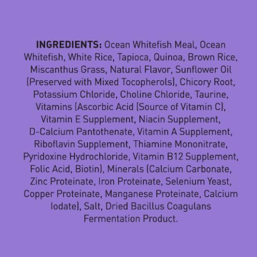 SquarePet Veterinarian Formulated Solutions Low Fat Content Lean Whitefish, Highly Digestible, Dry Dog Food 22lbs