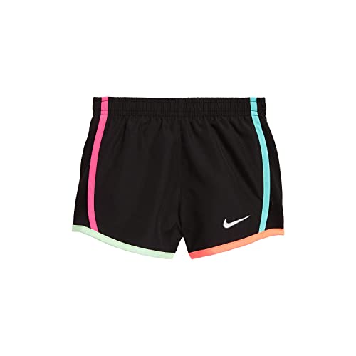Nike Girl's Dri-FIT⢠Woven Short (Toddler/Little Kids) Multi/Black 6 Little Kid