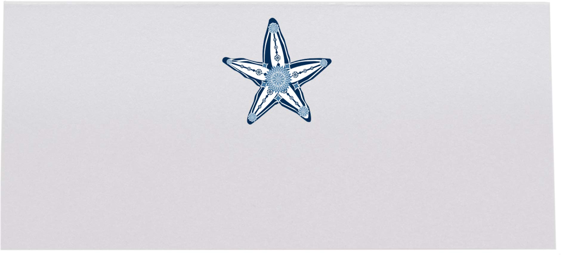 Starfish Printable Place Cards, Set of 60 (10 Sheets), Laser & Inkjet Printers - Wedding, Party, Dinner, and Special Events - Made in the USA
