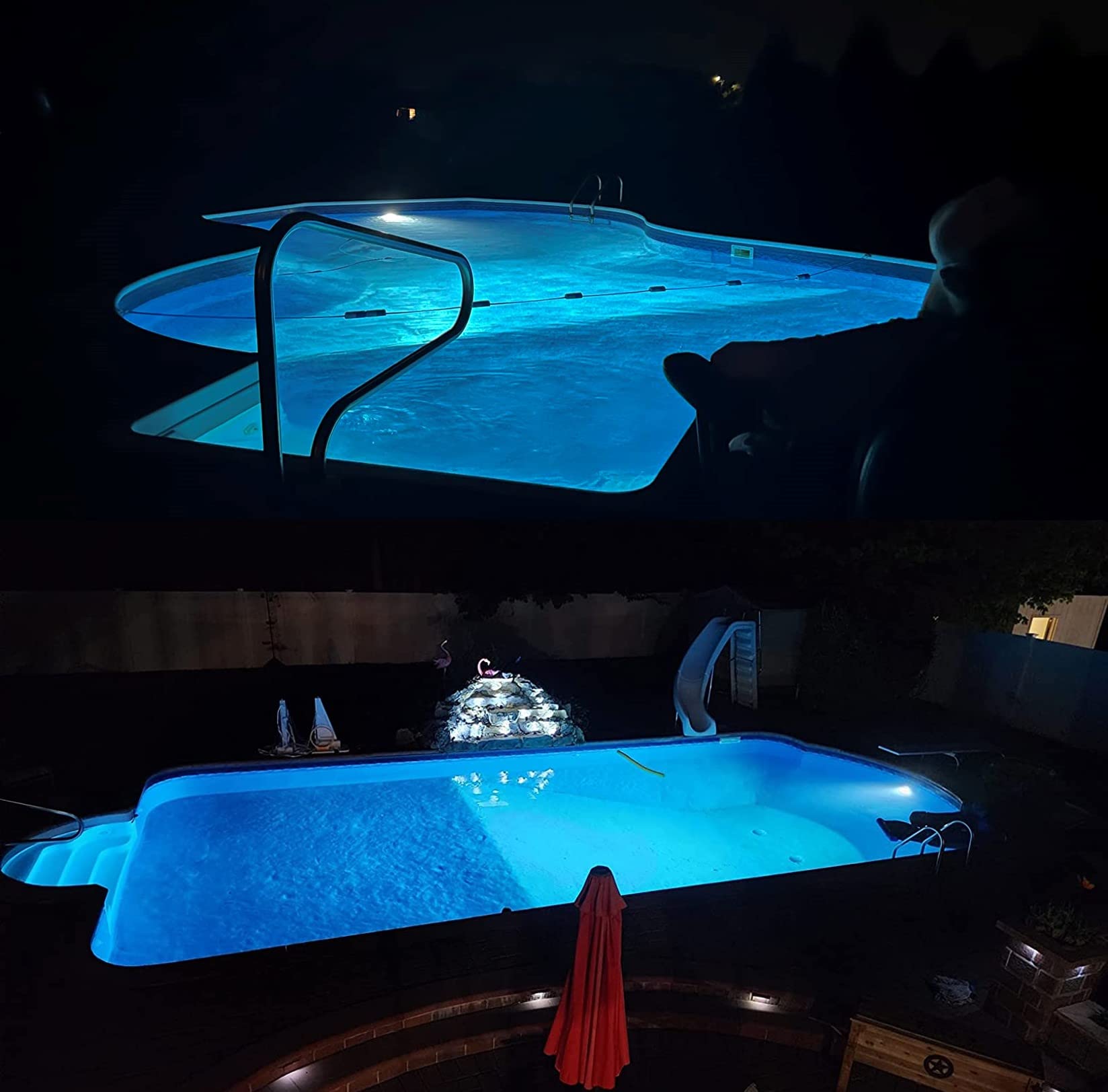 TOVEENEN LED Pool Light Bulb 120V 60W 6000lm High Bright White 6500K Pool Bulb Replacement for Pentair Hayward Inground Pool