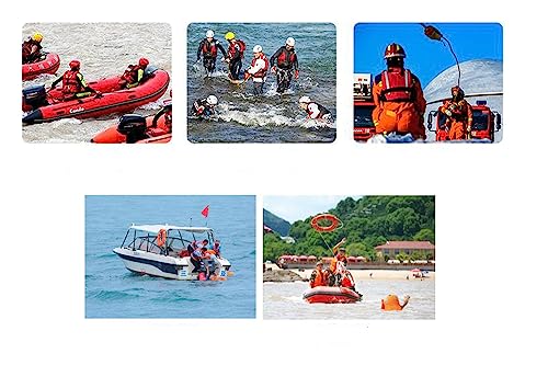 NorthPada 6 mm 32 FT 10 Meter Floating Rope Anchor Mooring Rope Boat Rope Marine Rope Dock Lines Kayak Canoe Tow Throw Line Reflective Orange