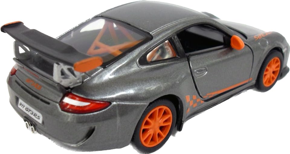 KiNSMART Porsche 911 GT3 RS Grey 1:36 Scale 5" Die Cast Model Toy Super Sports Car