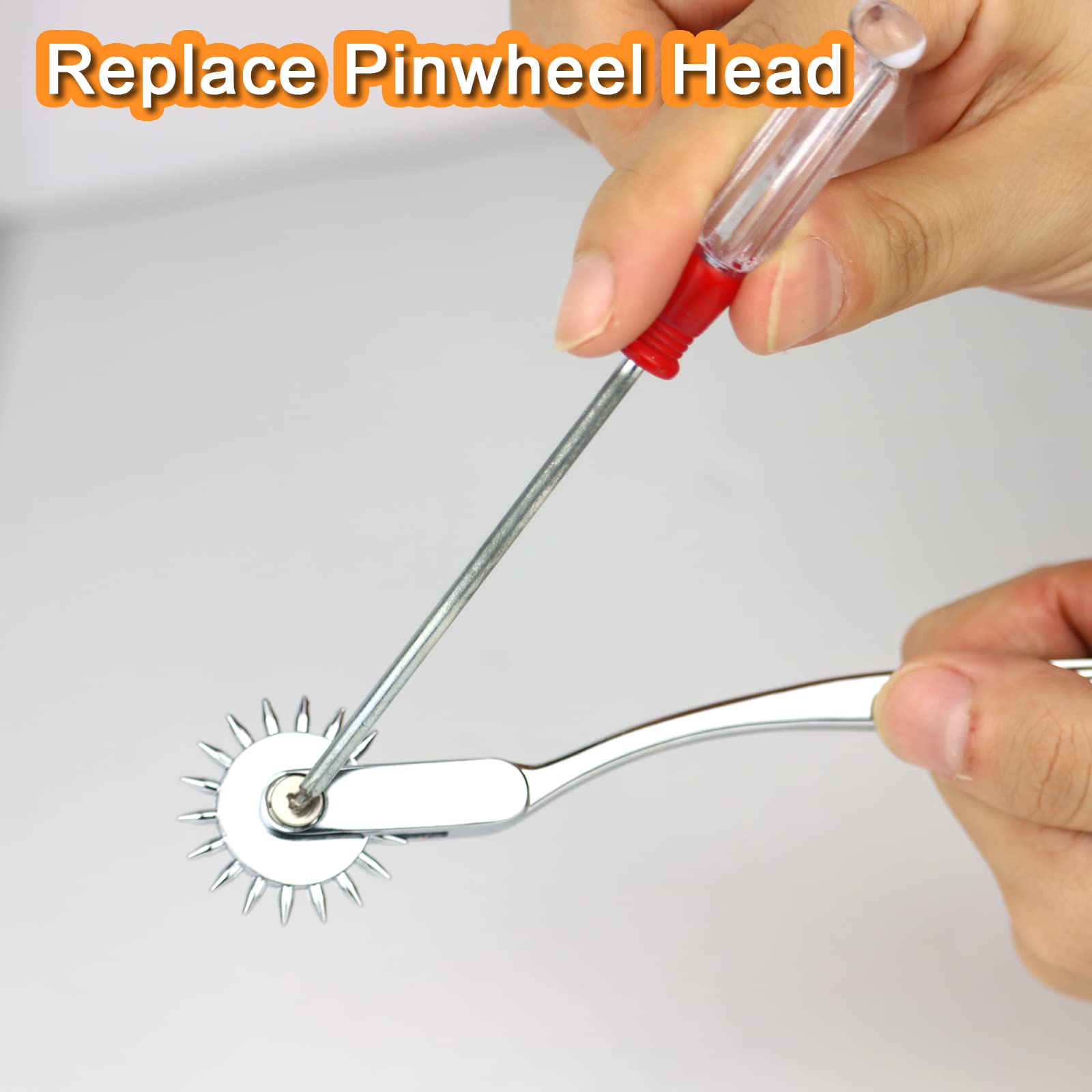 Wartenburg Neuro Pinwheel Stainless Steel Diagnostic Instrument Pinwheel Pin Wheel Gear Roller Rolling for Testing Nerve Sensitivity. 1 Round