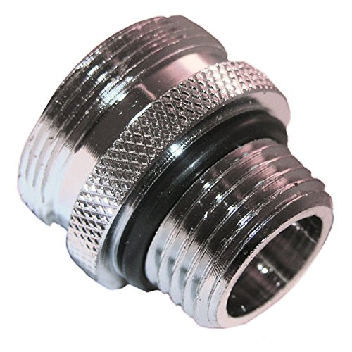LASCO 08-2475 1/2-Inch Male Iron Pipe Shower Arm Ball Adaptor with Price Pfister Thread Ball End, Chrome Plated