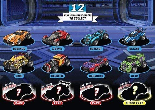 Rocket League Mini Pull-Back Racer Car Mystery Balls Factory Sealed Box of 20