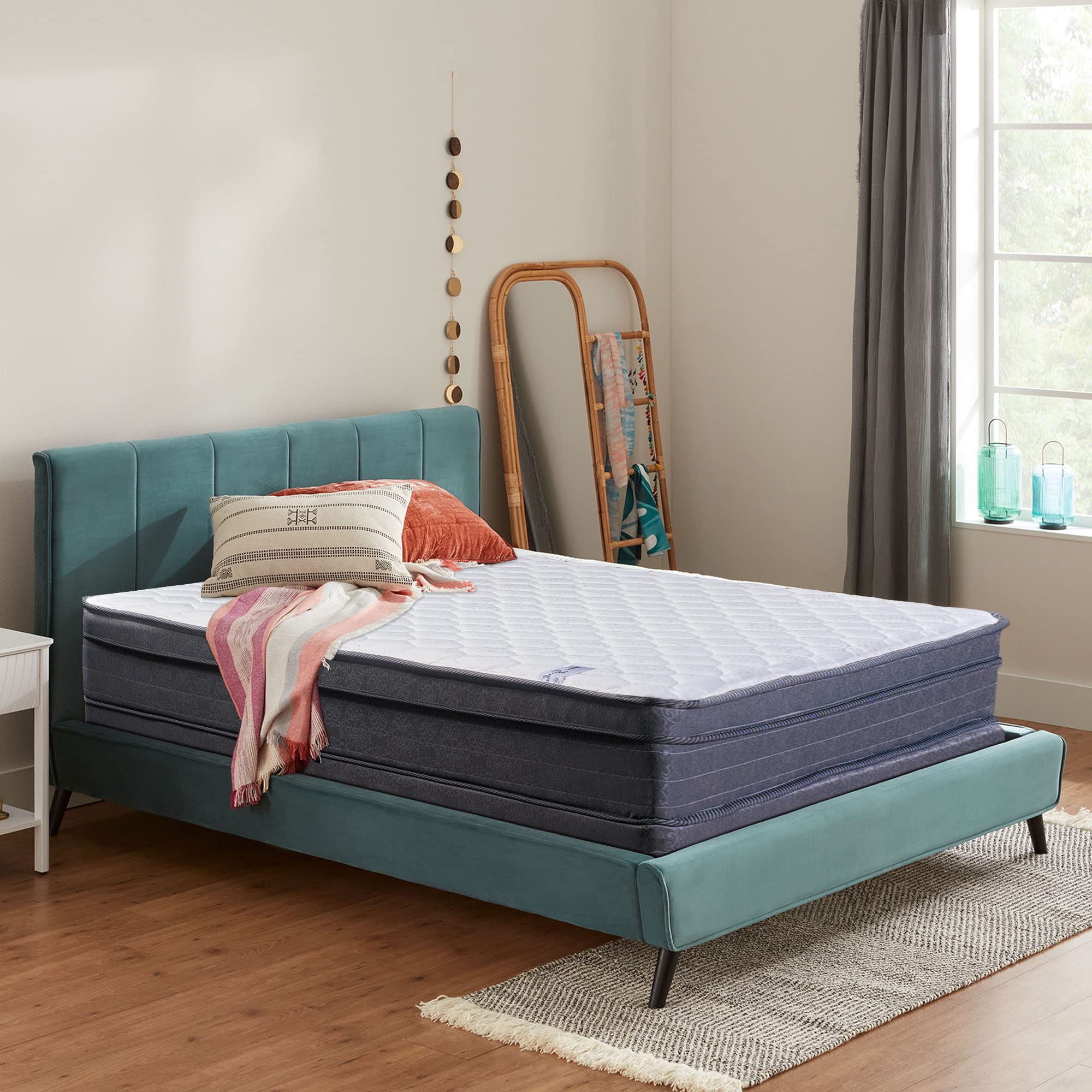 Mattress Solution 444z-4/6XL-2S Mattress and Foundations, Full XL, Size
