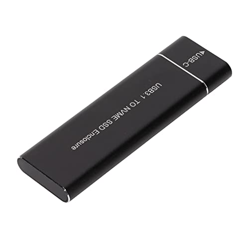 M.2 NVMe SSD Enclosure Adapter, Aluminum Alloy SSD Enclosure Adapter Ultrathin Excellent Heat Dissipation for PC
