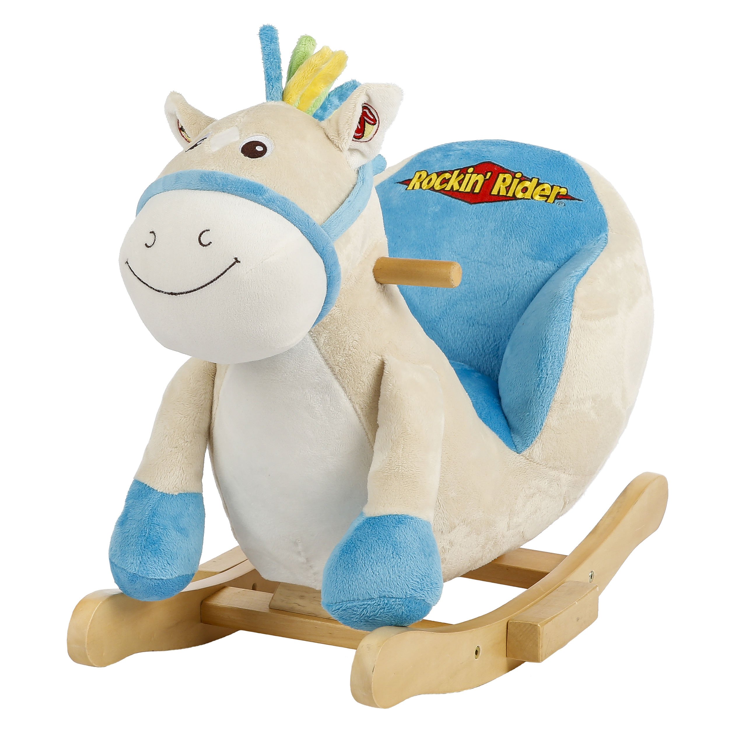 Rockin' Rider Tickles Baby Rocker Ride On Blue, Large