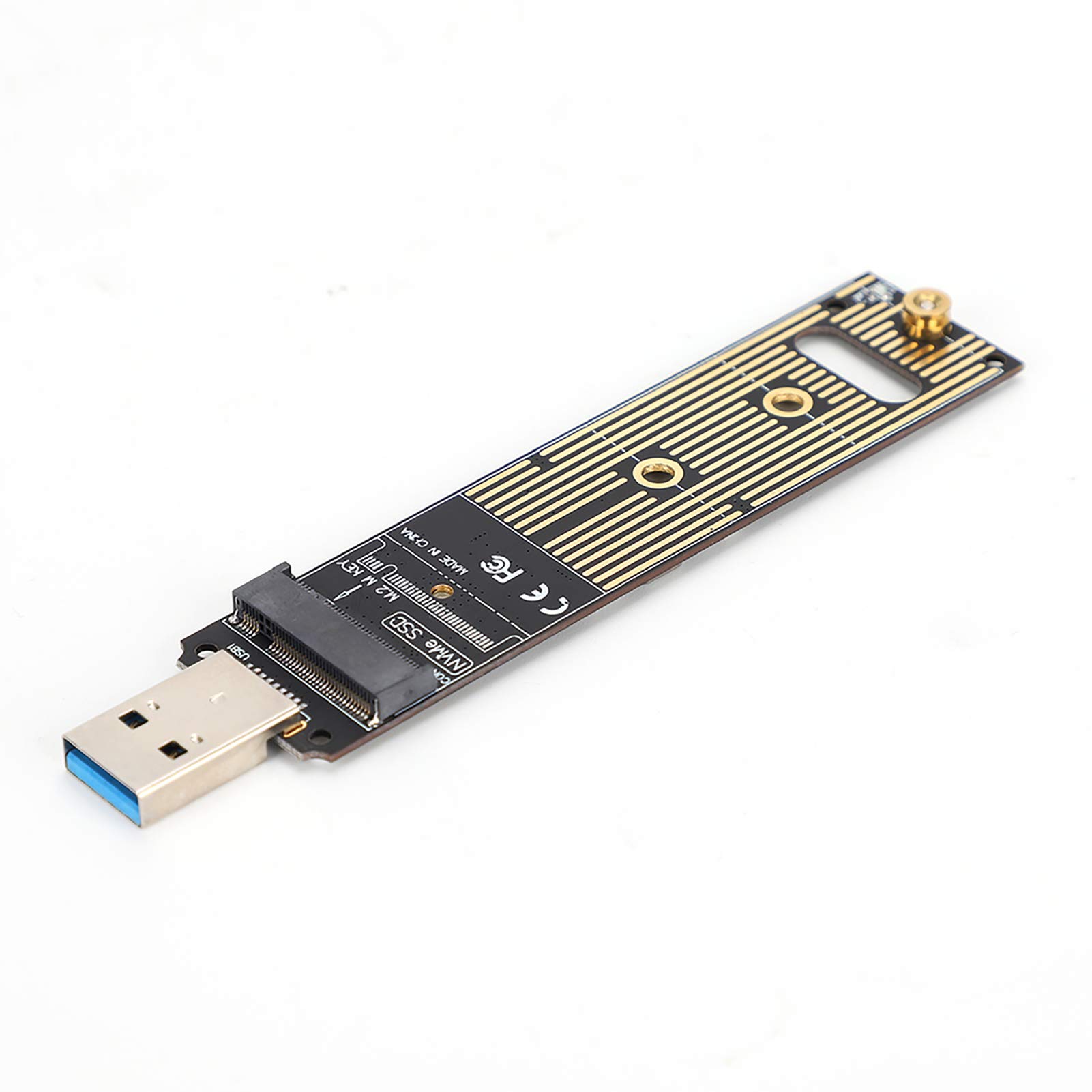 M.2 NVME to USB SSD Adapter Card SSD Adapter Board Portable for Samsung Hot Plug and Pull Plug and Play